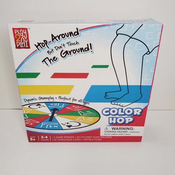 Play2Play | Toys | New Play 2 Play Color Hop Game For Kids 24 Players ...